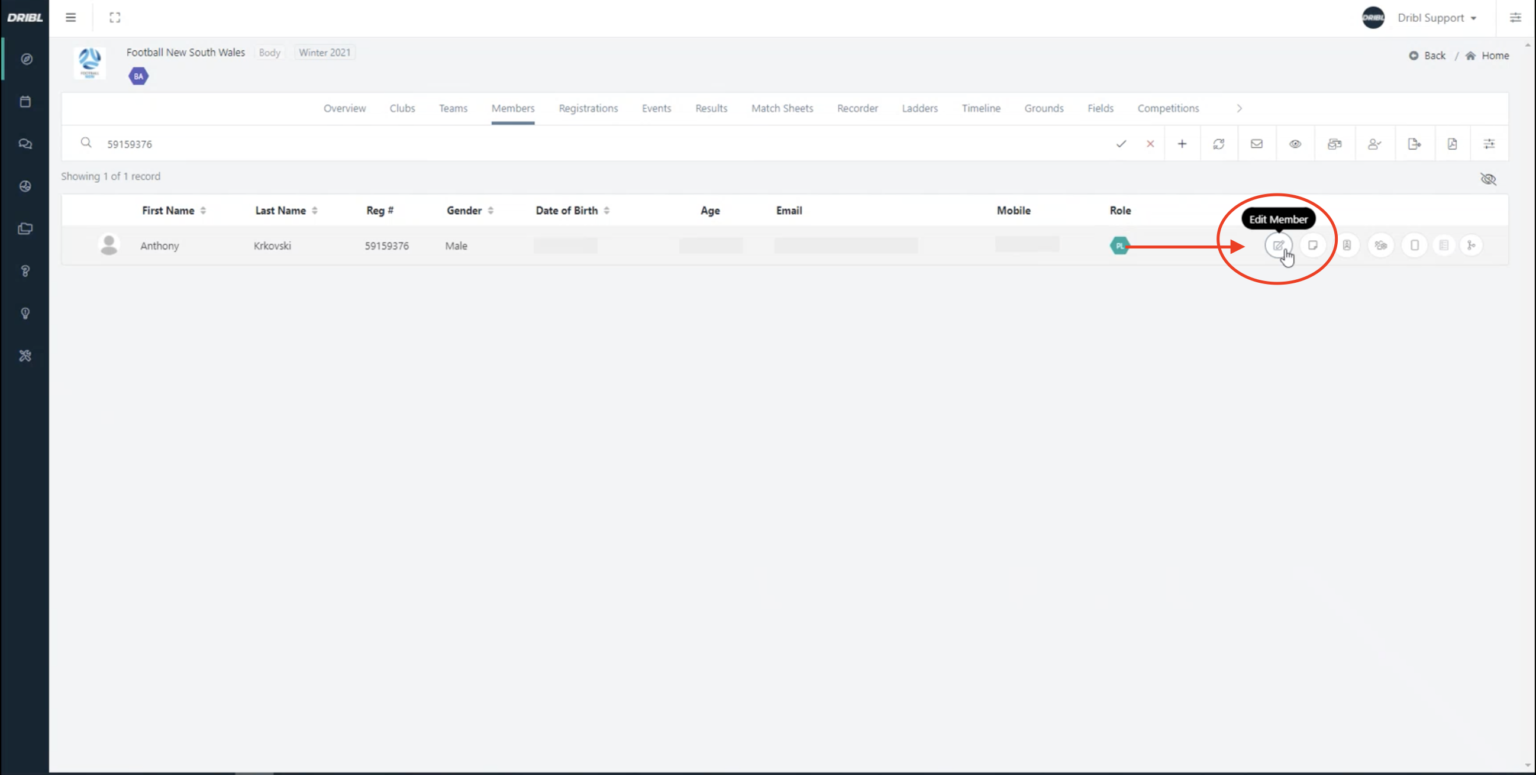 How to view players club history (Web) - FNSW Knowledge Base