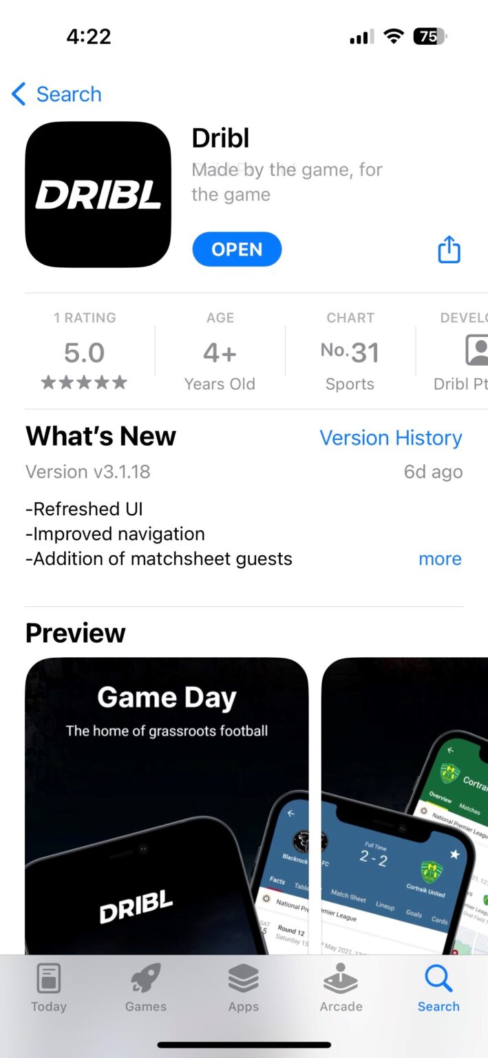 How to Download or Update the Dribl app - FNSW Knowledge Base