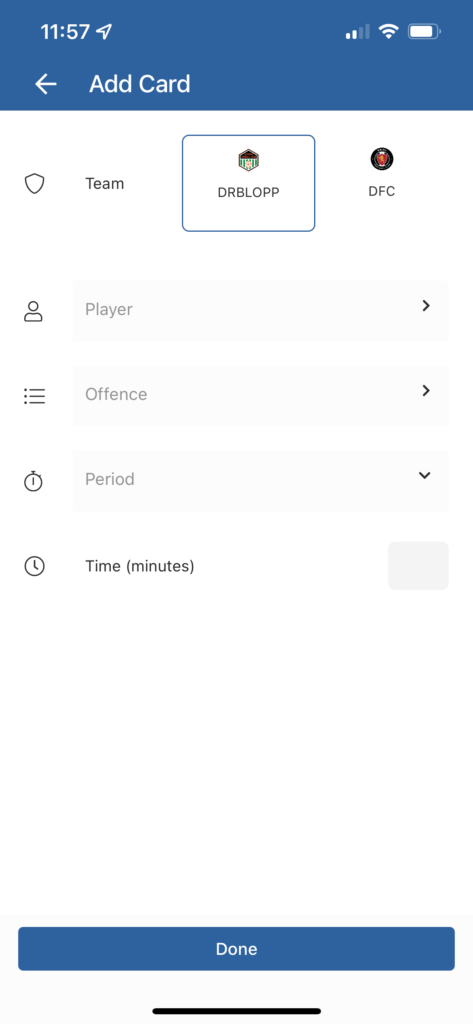 How to complete a match sheet as a referee (App) - Football NSW