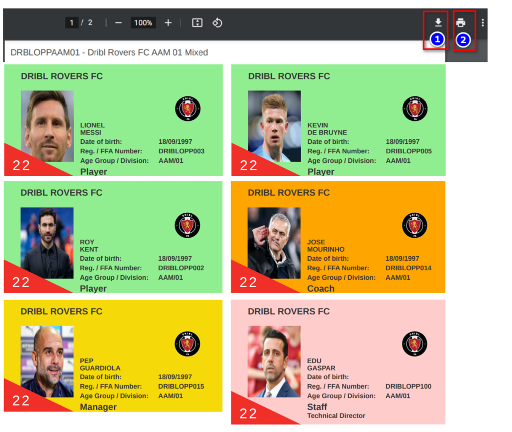 Backup - How to generate ID (Identification) cards for printout - FNSW ...