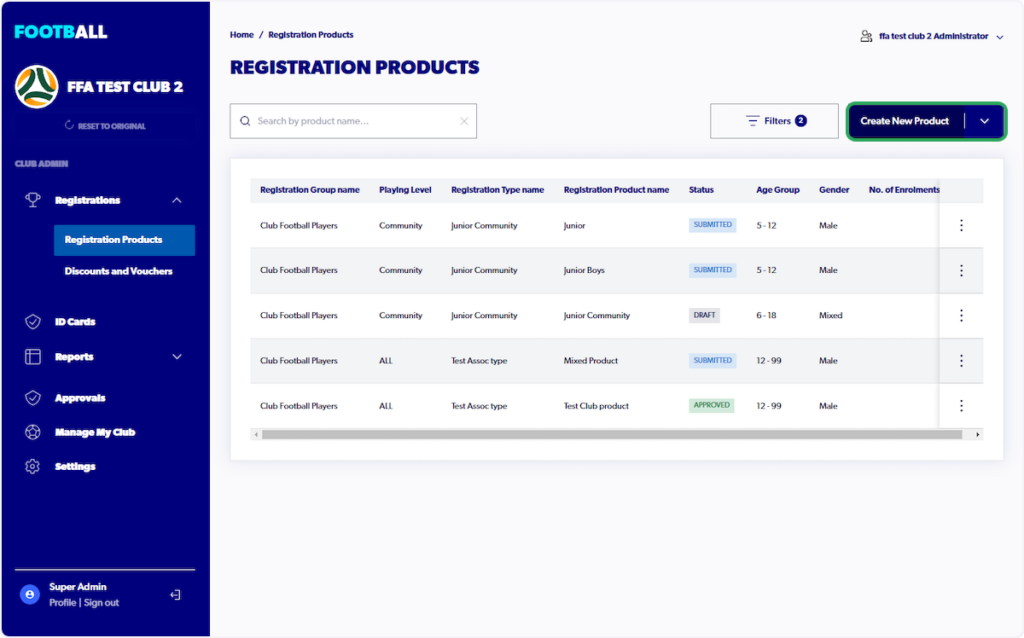 How to Create a Registration Product - FNSW State League Clubs - FNSW ...