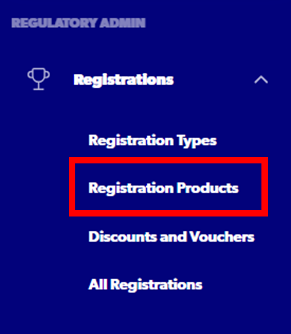 How to Create Tournament Registration Product - FNSW Knowledge Base