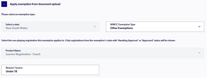 WWCC Exemption Process - Non Playing Roles - FNSW Knowledge Base