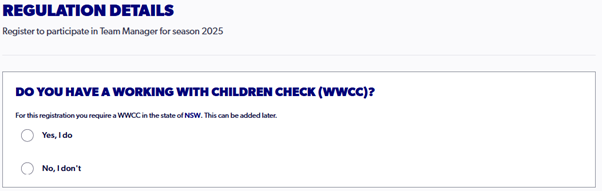 WWCC Exemption Process - Non Playing Roles - FNSW Knowledge Base